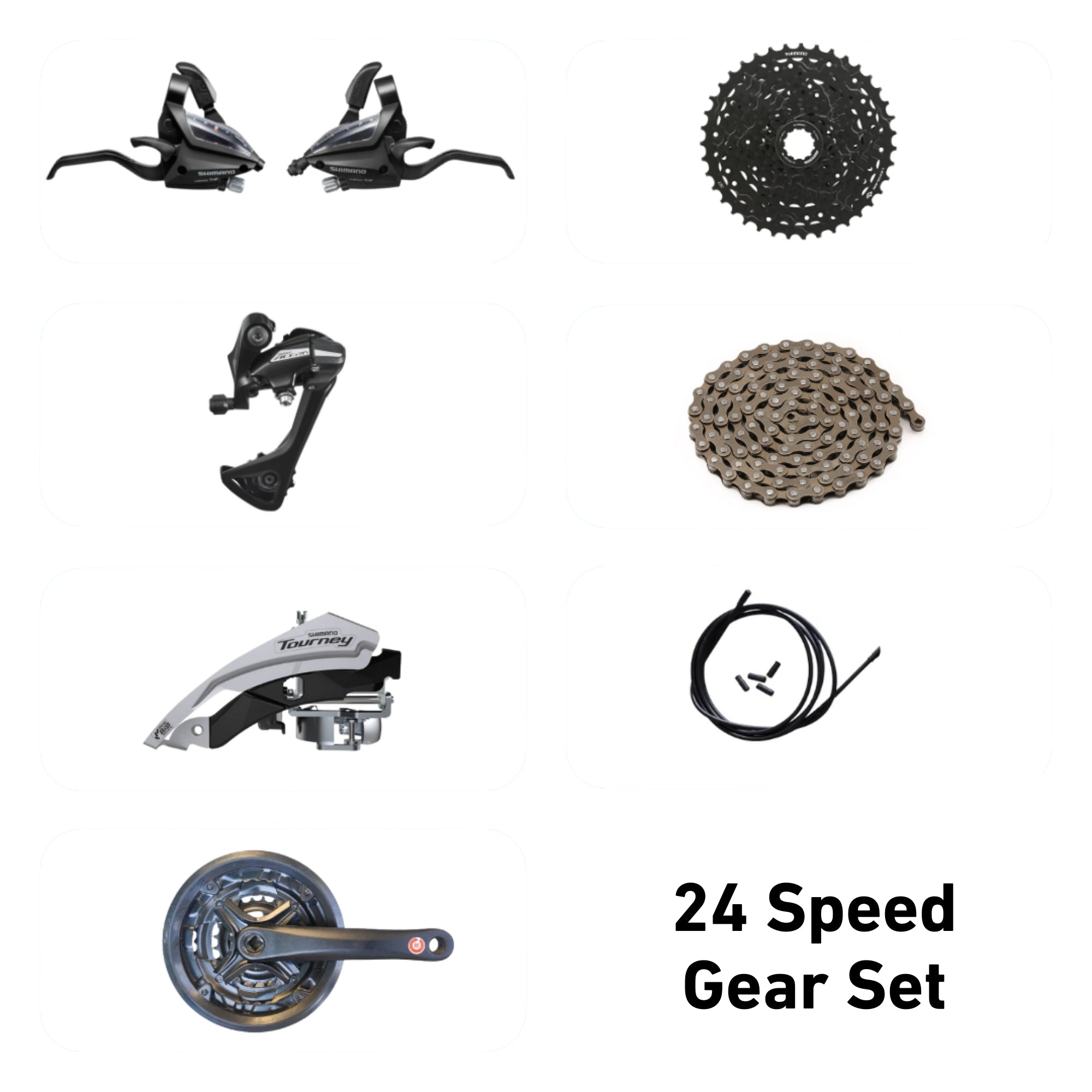 Gear Set Complete Drivetrains Shimano – OMOBIKES